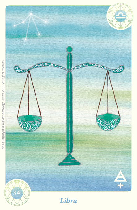 Balancing Libra | the Holistic Astrological Card deck