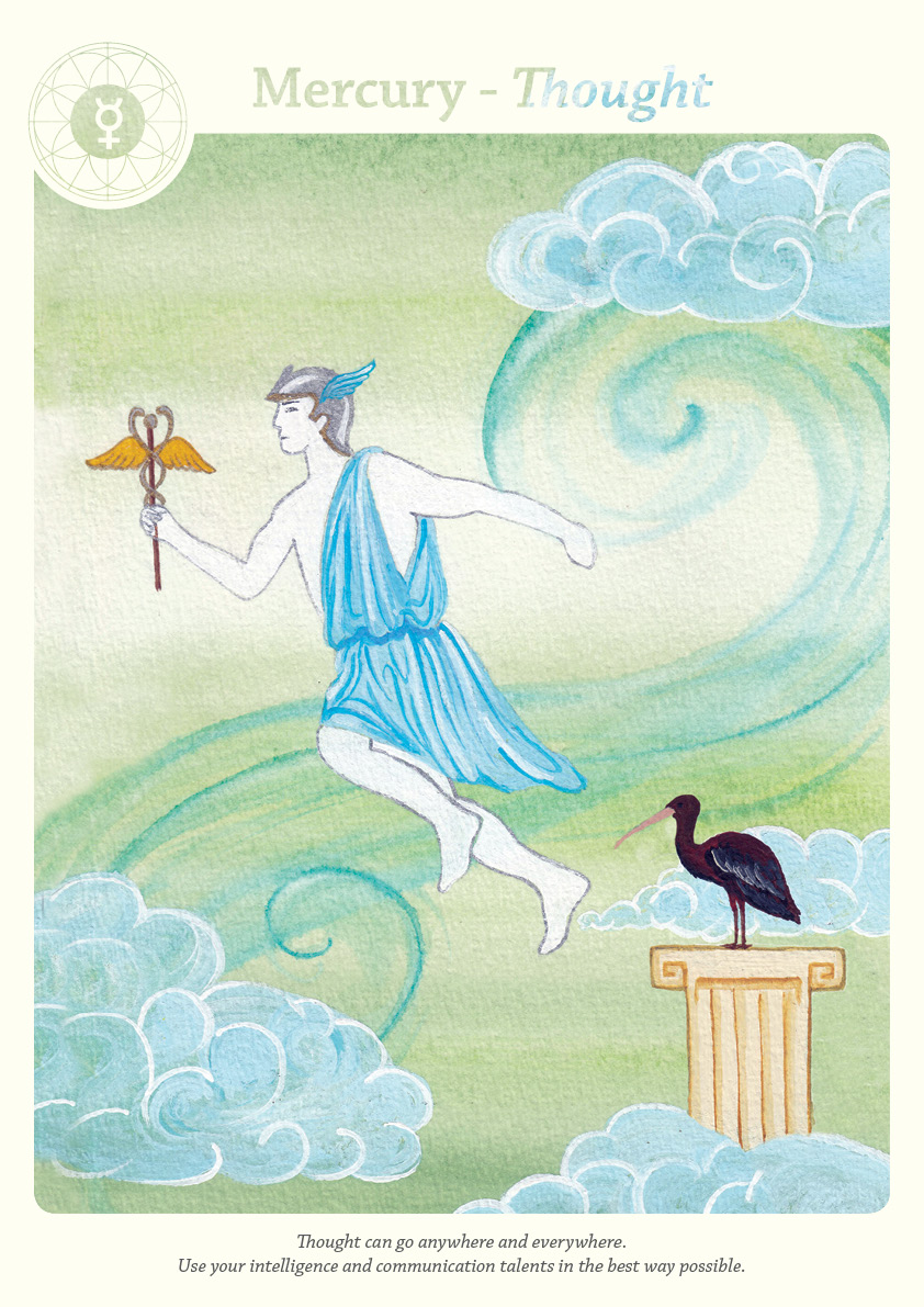 Mercury Appears! | the Holistic Astrological Card deck